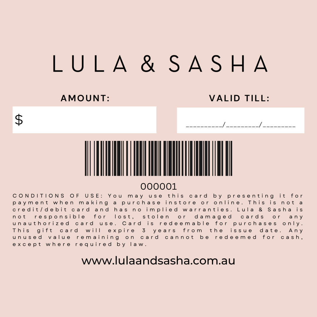 Lula & Sasha Gift Card - Digital