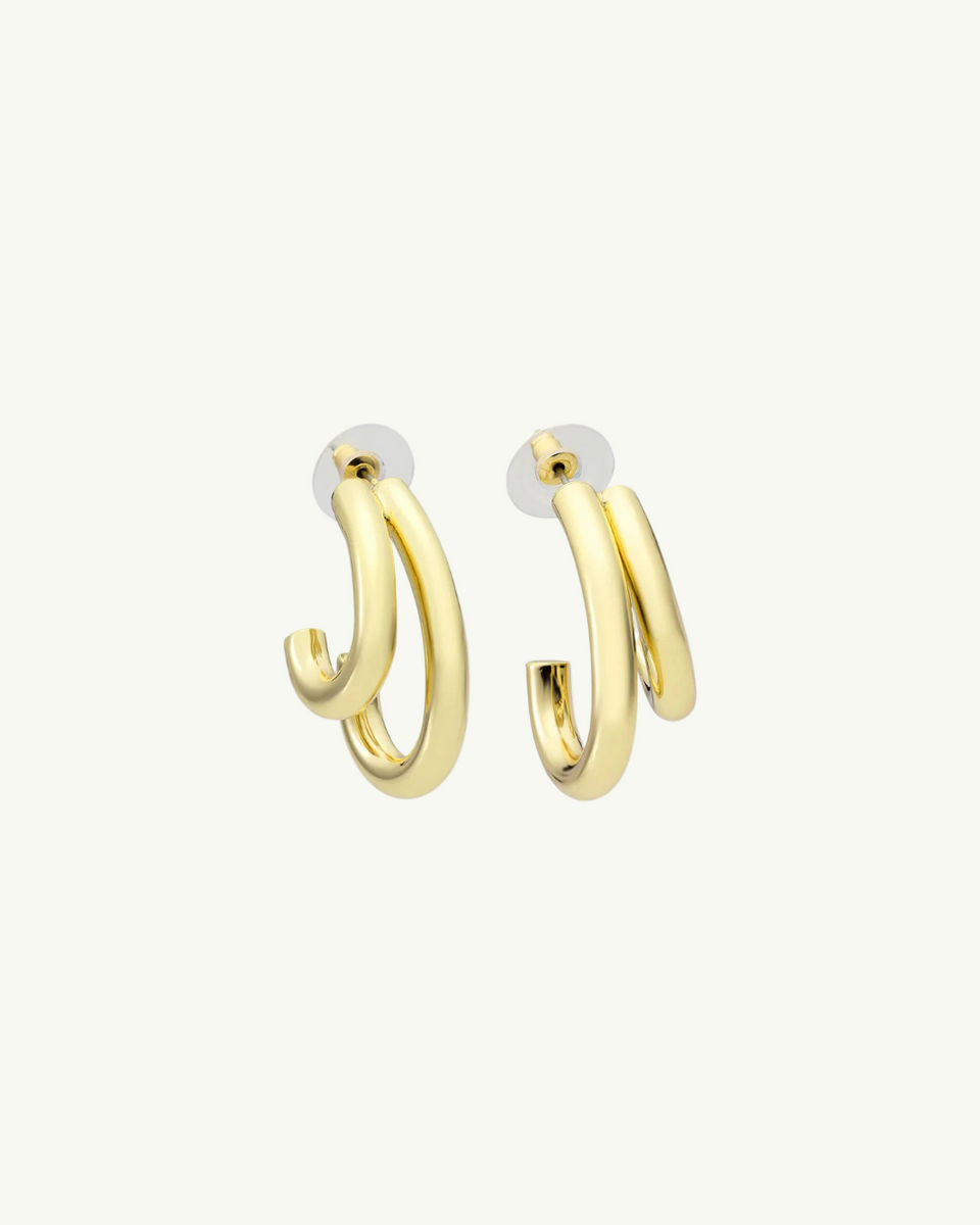 Neve Double Hoops – Lula & Sasha